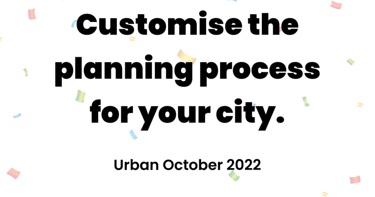 Urban October: a month to engage in urban discussion | Our City Plans